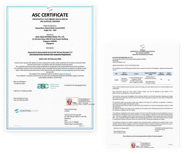 sustainability commitment - Blue Aqua